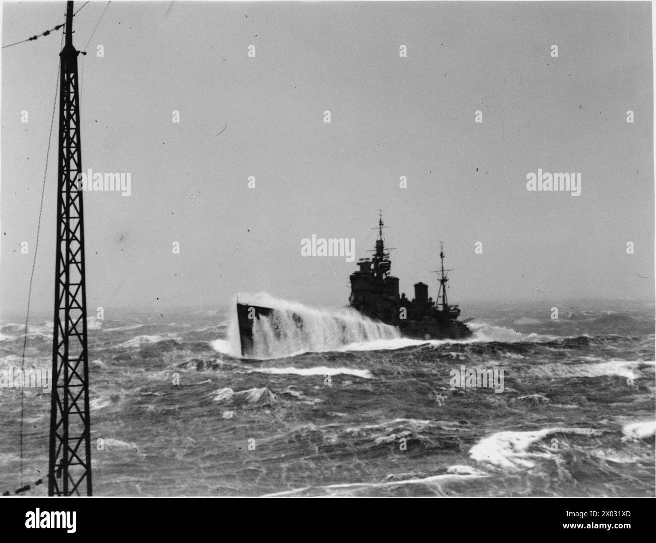 THE ROYAL NAVY DURING THE SECOND WORLD WAR - HMS DUKE OF YORK battling ...