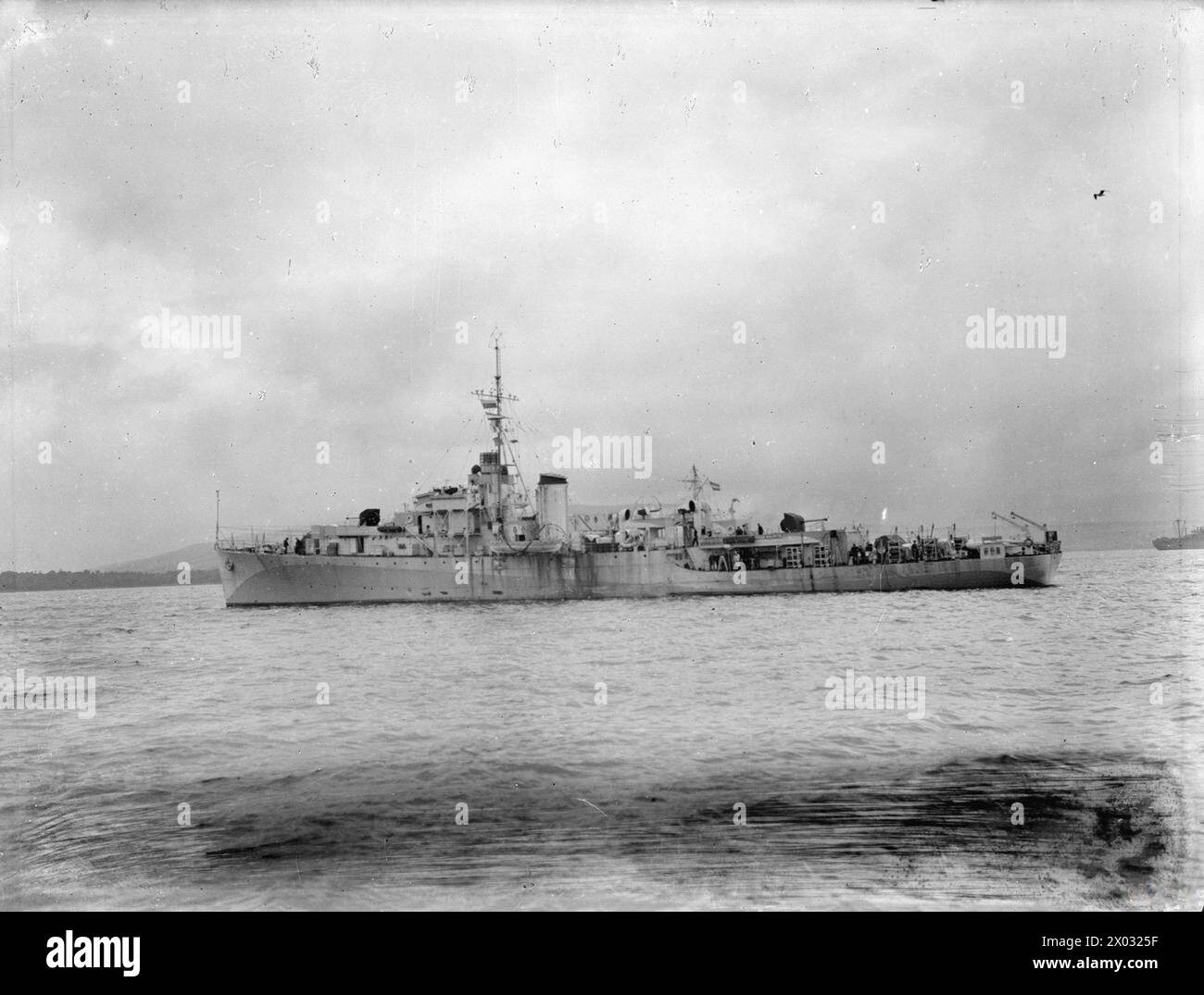 NEW FRIGATE FOR THE ROYAL NETHERLANDS NAVY. 25 JUNE 1943, GREENOCK ...