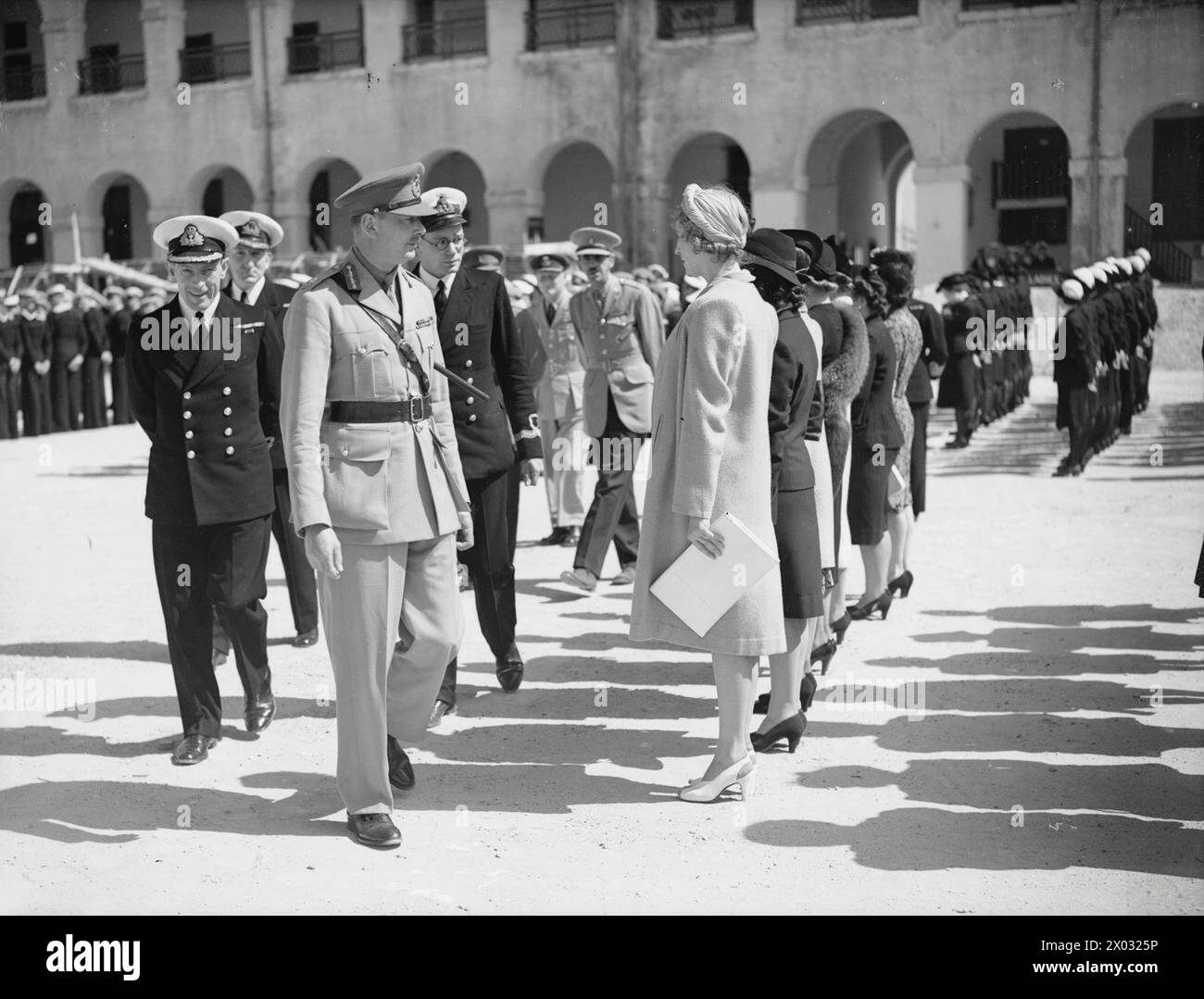 The Duke of Gloucester inspected ships and naval establishments in ...