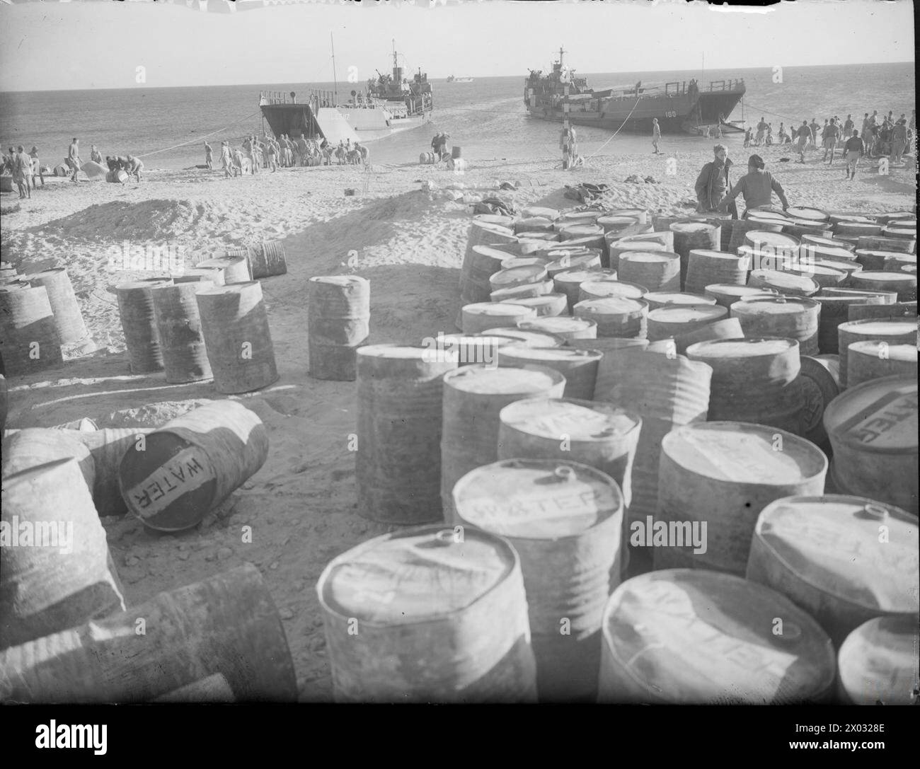 THE ROYAL NAVY TAKES WATER TO THE EIGHTH ARMY. 13, 14, 15 NOVEMBER 1942 ...