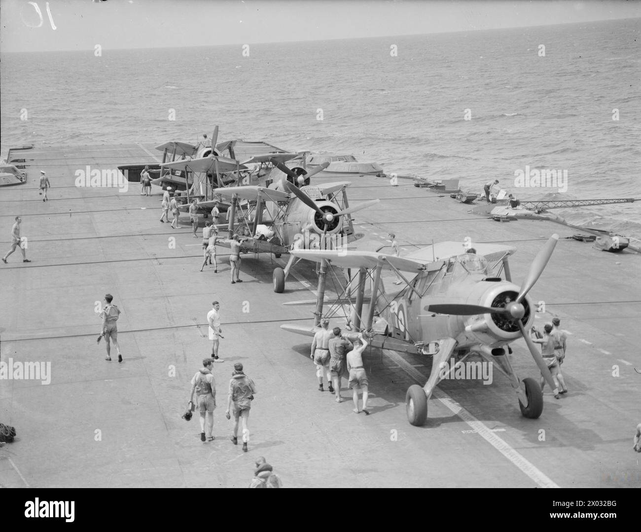 AIRCRAFT OF HMS INDOMITABLE. 16 JUNE 1942. - Fairey Albacore bombing ...