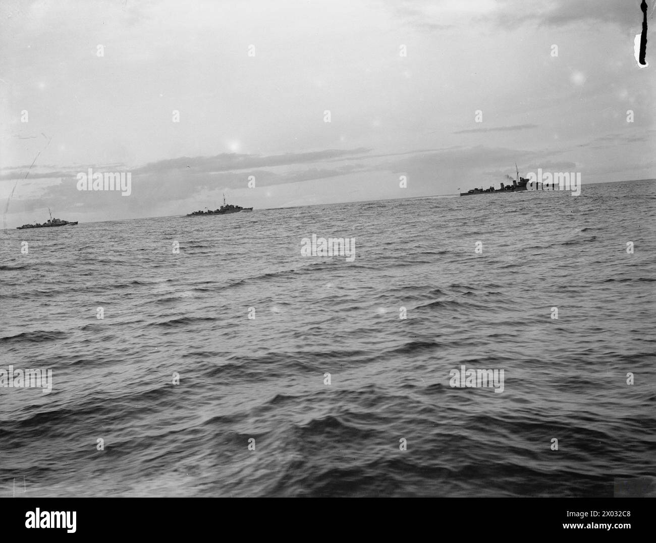 HMS Eskimo, a Tribal-class destroyer, operates with the Home Fleet at ...
