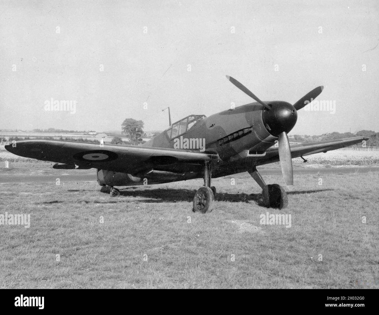Official photograph - Messerschmitt Bf 109F-2, ES906, (the aircraft force-landed near Dover by ...