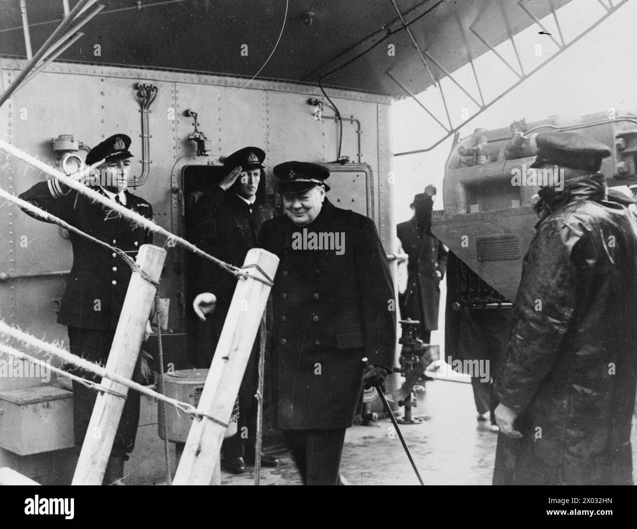 THE PRIME MINISTER'S VISIT TO PRESIDENT ROOSEVELT. 4 AUGUST 1941, ON ...