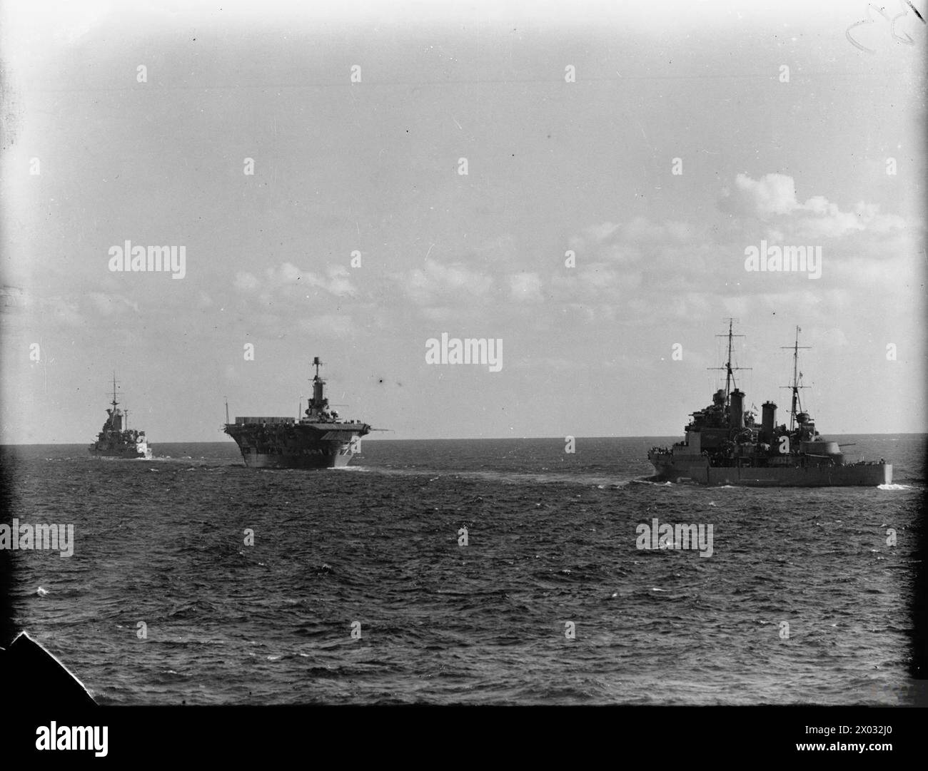 UNITS OF THE BRITISH FLEET IN THE MEDITERRANEAN. NOVEMBER 1940, ON BOARD THE CRUISER HMS ...