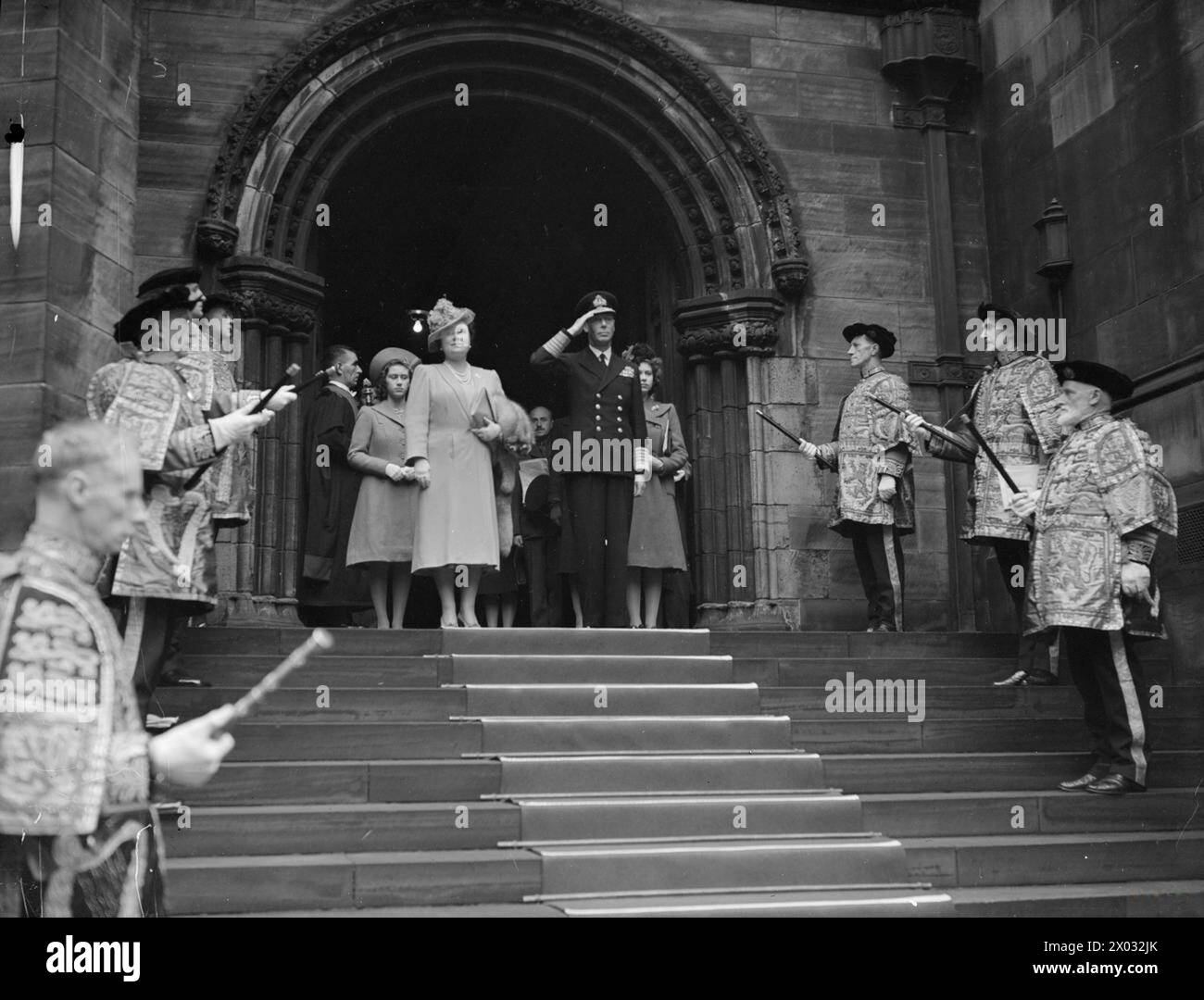 Admiral of the Fleet Lord Cunningham was installed as a Knight of the ...