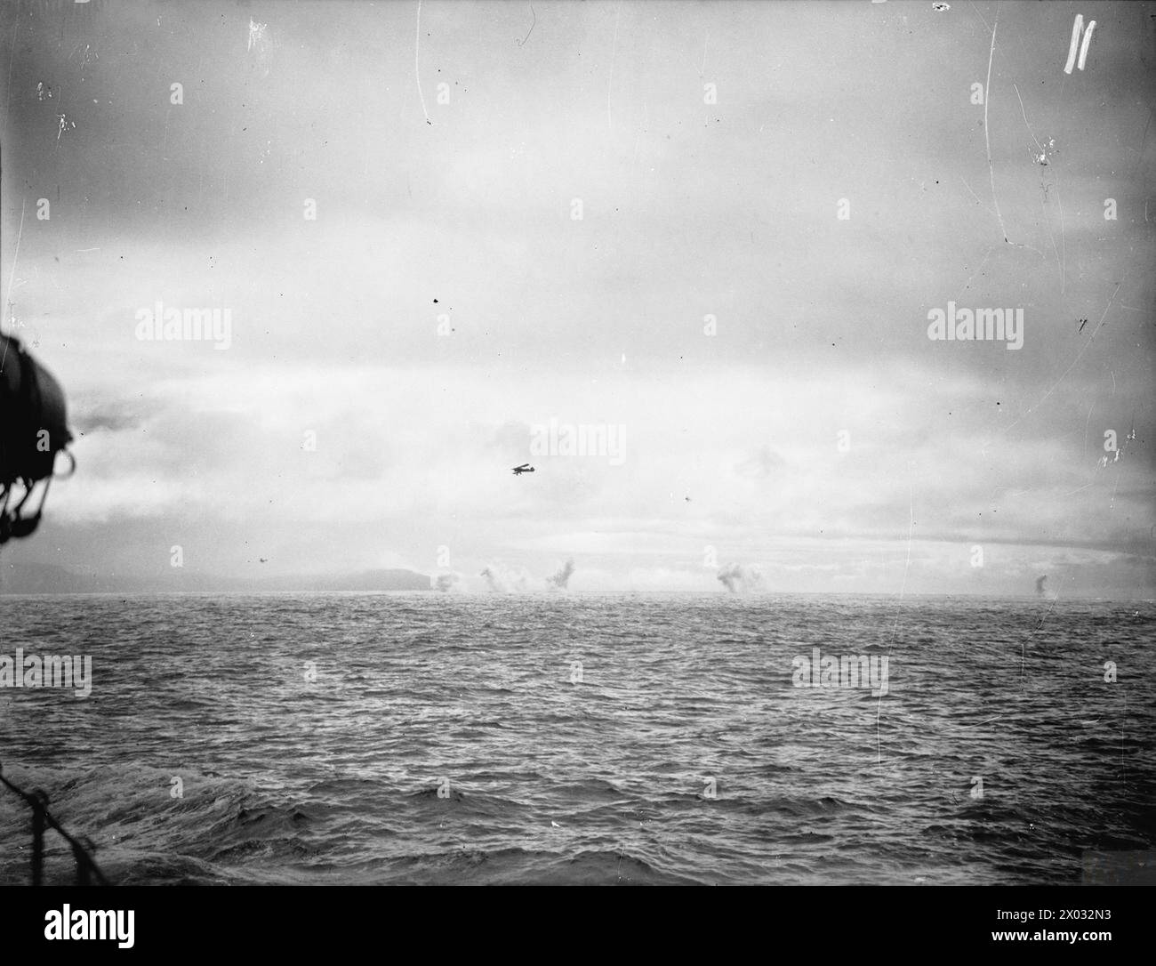 In September 1941, a practice torpedo attack by aircraft was conducted ...