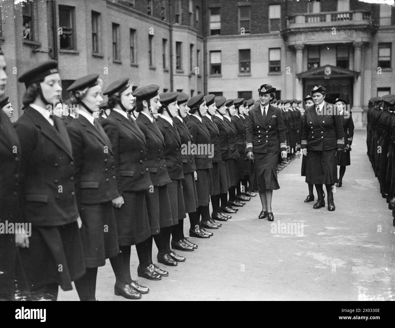 THE DUCHESS OF KENT INSPECTS WRNS HEADQUARTERS. 29 JUNE 1943, QUEEN ...