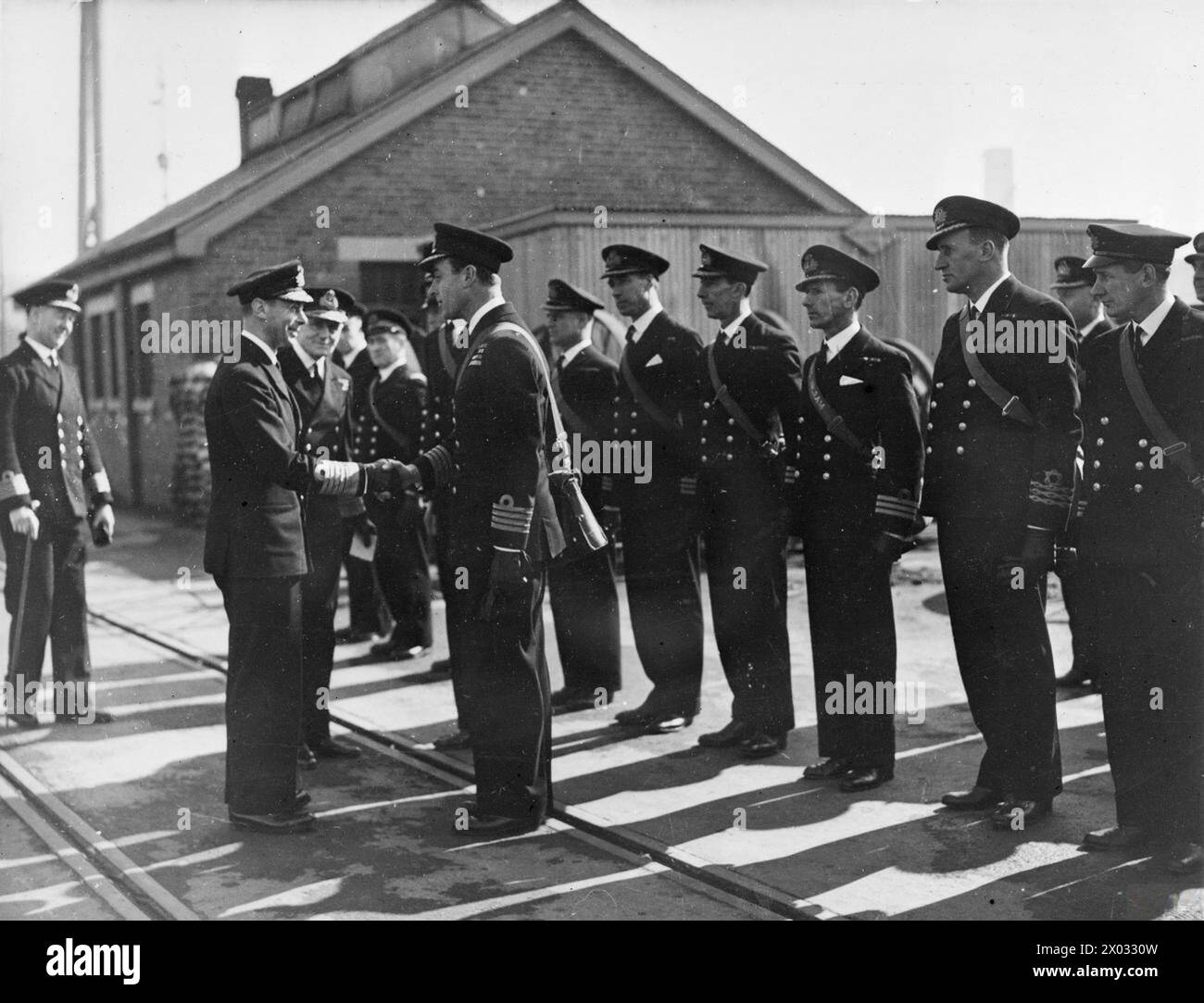 VISIT OF THEIR MAJESTIES THE KING AND QUEEN TO WESTERN APPROACHES ...