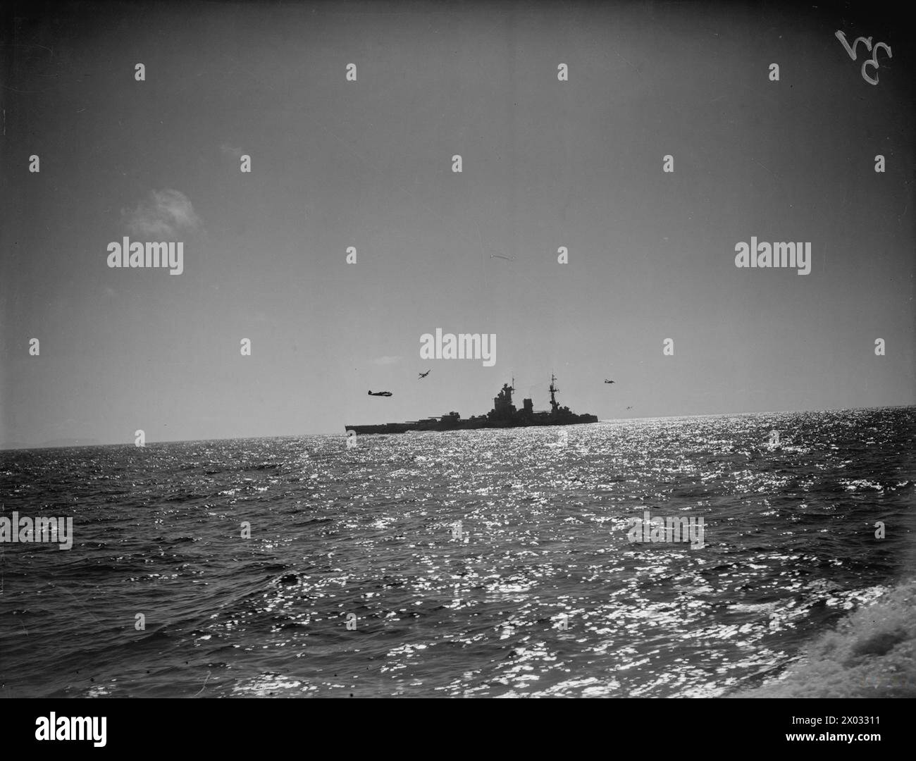 HMS NELSON WORKING UP AFTER REFIT. 1 MAY 1942, ON BOARD HMS WHEATLAND ...