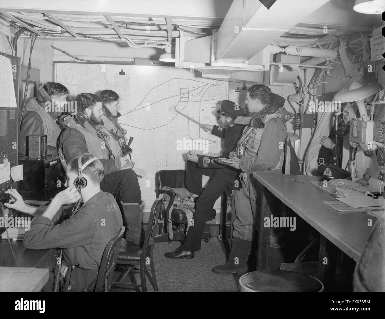 In February 1944, aboard HMS Fencer, the Air Staff Officer Acting ...