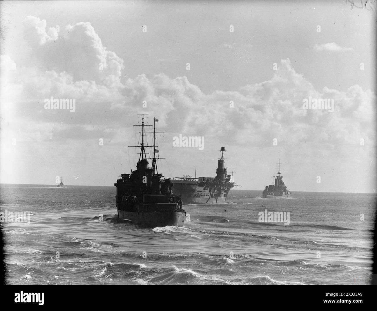 UNITS OF THE BRITISH FLEET IN THE MEDITERRANEAN. NOVEMBER 1940, ON BOARD THE CRUISER HMS ...