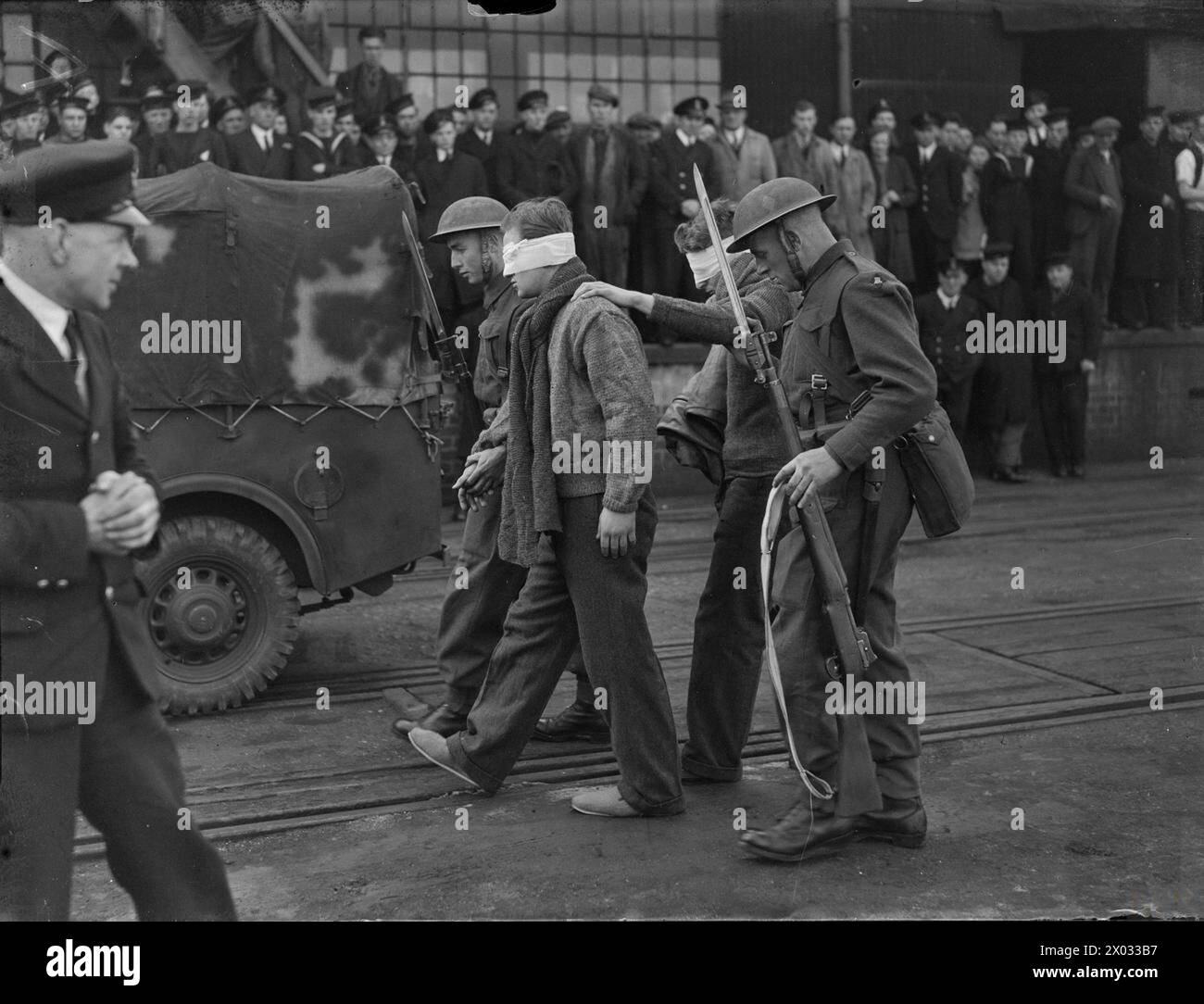BRITISH DESTROYER SMASHES E-BOAT FORMATION; GERMANS SAVED FROM BLAZING ...