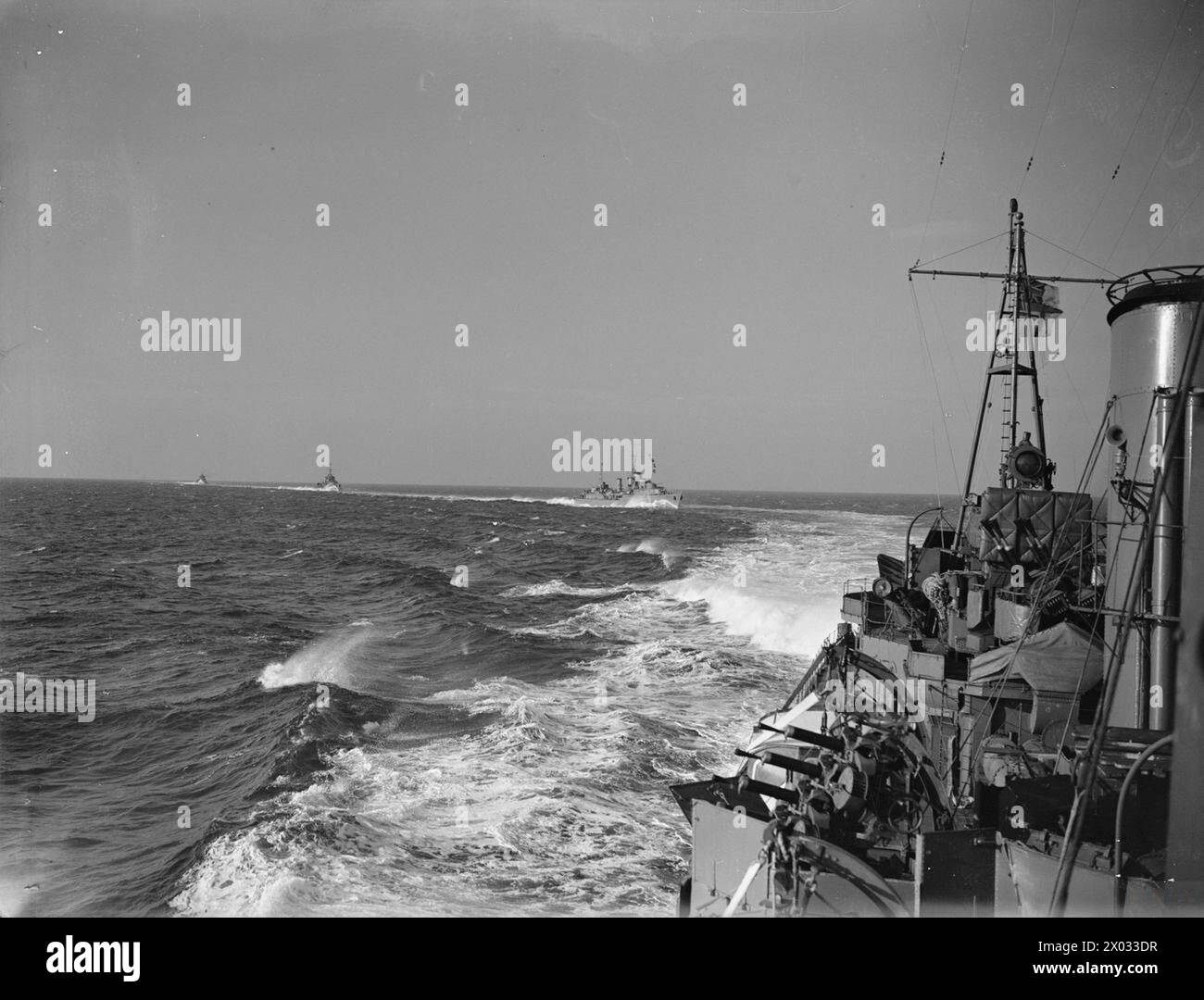 ON BOARD THE DESTROYER HMS COSSACK DURING TORPEDO AND ANTI-SUBMARINE ...