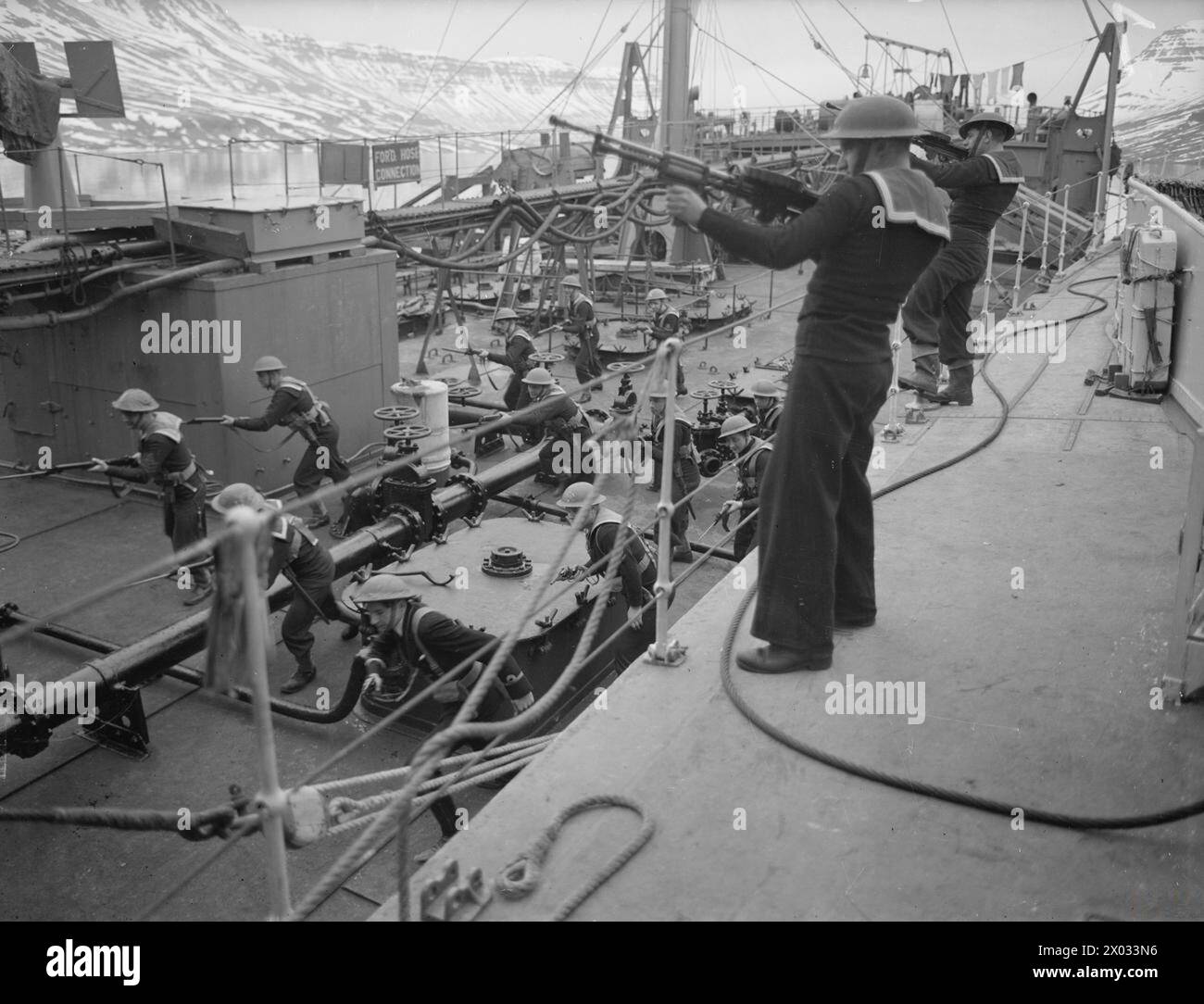 On 15 April 1942, HMS Wheatland, a British destroyer, conducted ...