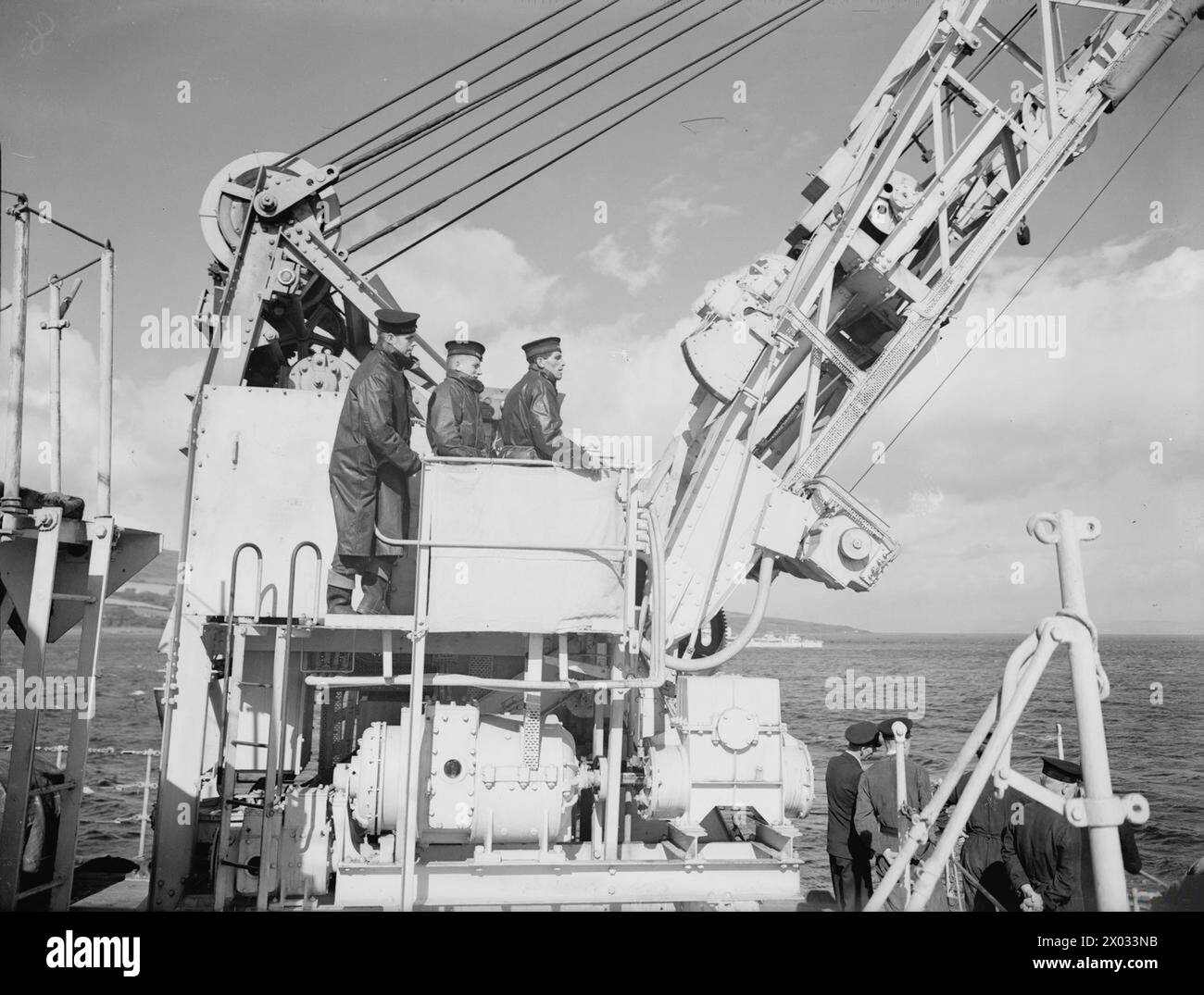 CATAPULT TRAINING FOR FLEET AIR ARM PILOTS. HMS PEGASUS, ORIGINALLY ...