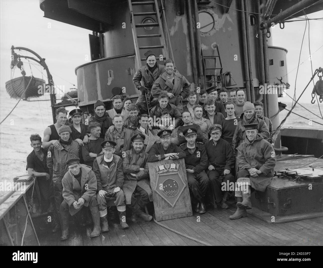 WITH A TRAWLER ON THE NORTHERN PATROL. MAY 1942, ON BOARD HM TRAWLER ...