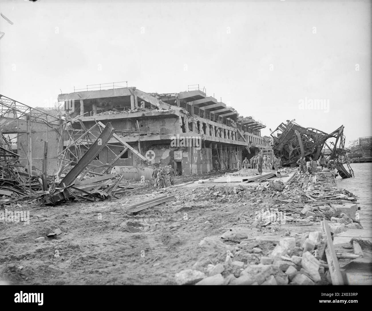 DEVASTATION IN BOULOGNE. 17 OCTOBER 1944, SCENES OF DEVASTATION IN THE ...