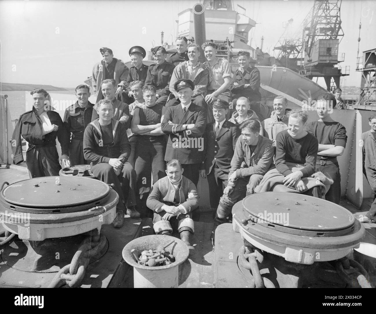 BRITISH CRUISER BRINGS ABOUT BLOCKADE RUNNER'S END. 13 APRIL 1943 ...