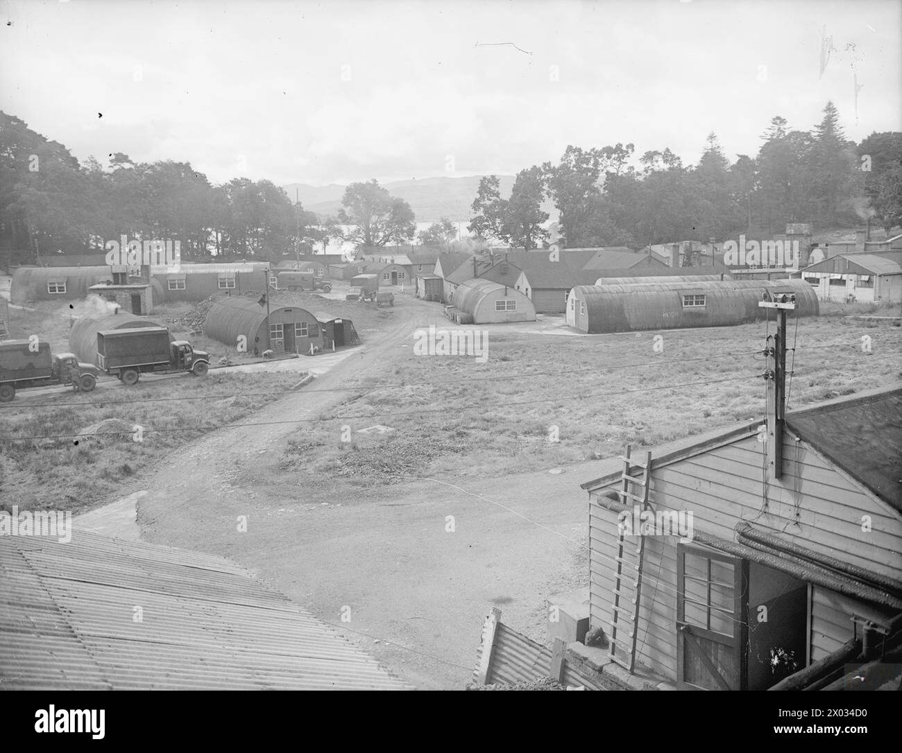 COMBINED OPERATION BASES IN SCOTLAND. JULY 1945, VARIOUS COMBINED ...