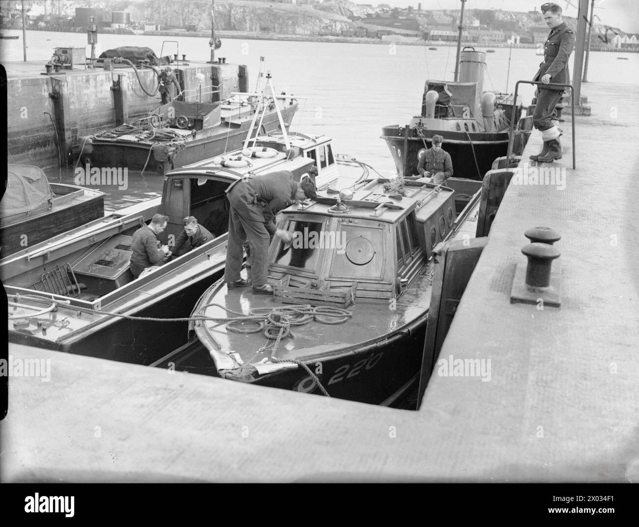 ROYAL AIR FORCE MARINE BRANCH, 1939-1945. - Seaplane tenders and ...