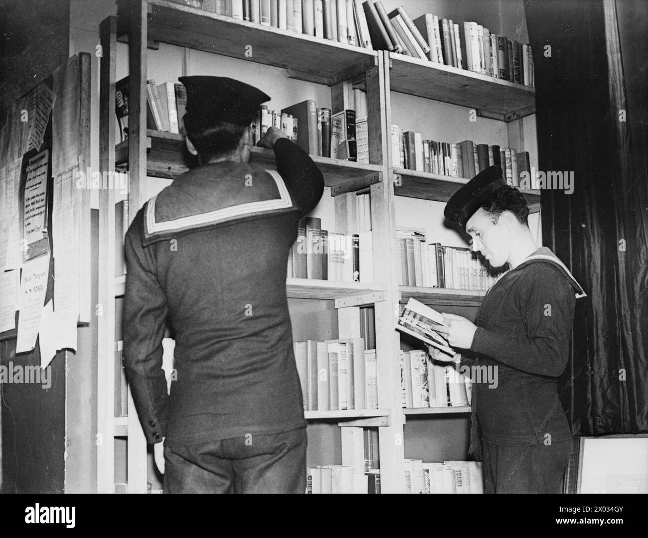 ROYAL NAVAL WAR LIBRARIES. LIVERPOOL 8-9 OCTOBER 1942. - Sailors ...