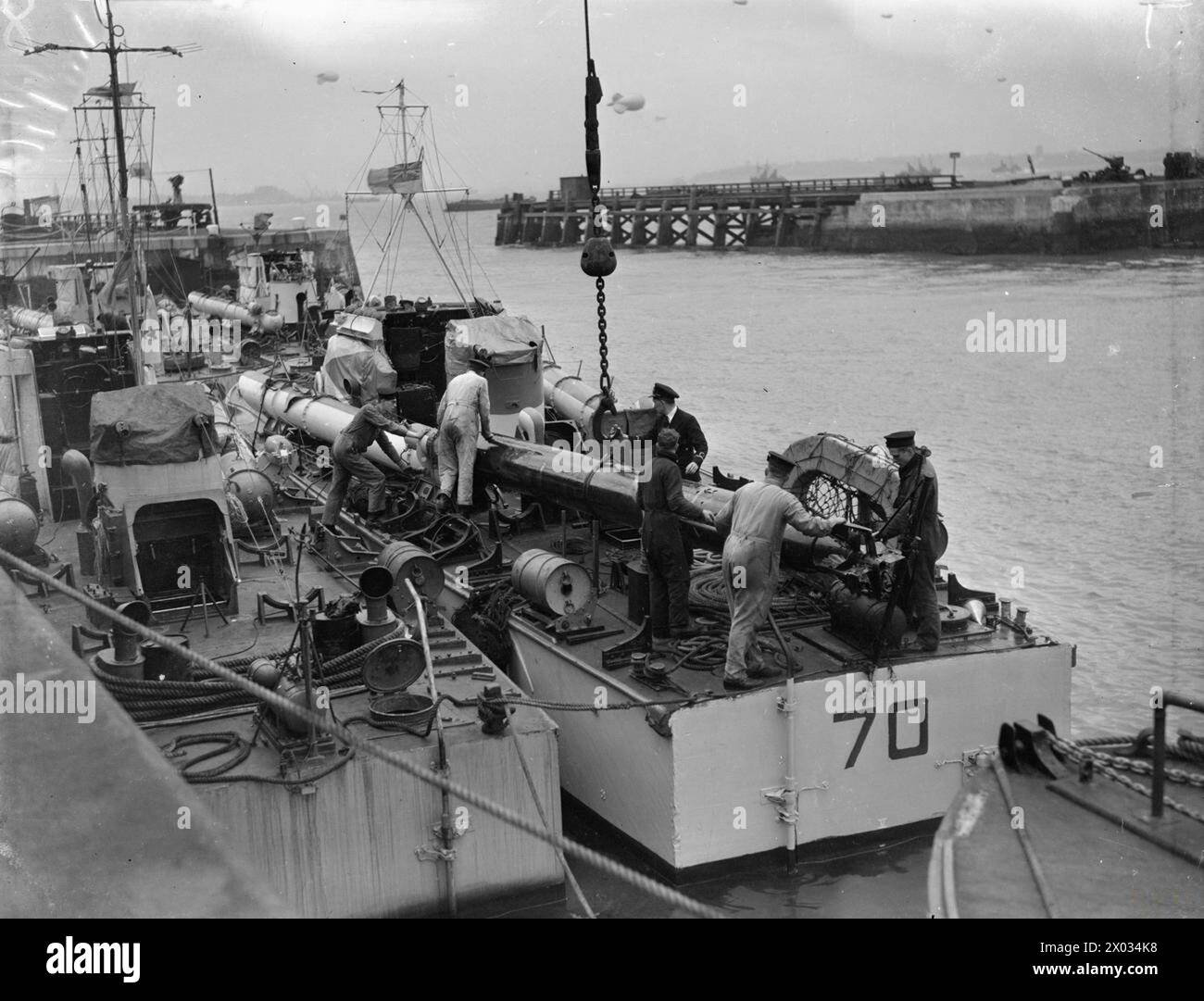 THE ROYAL NAVY DURING THE SECOND WORLD WAR - At Coastal Forces base HMS ...