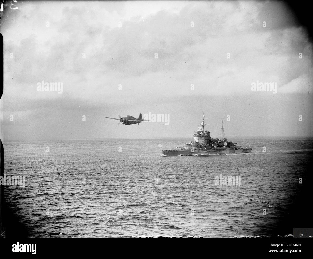 THE ROYAL NAVY DURING THE SECOND WORLD WAR - A Grumman Martlet fighter ...