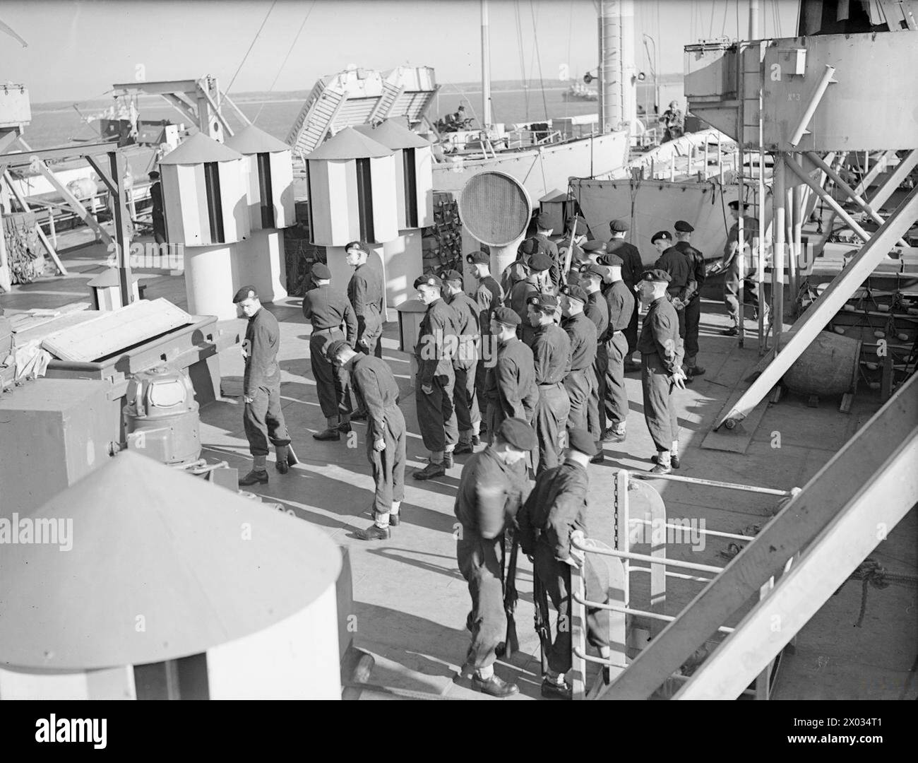 PRE INVASION FLEET EXERCISES IN ENGLISH CHANNEL. 3 AND 4 MAY 1944. ON ...