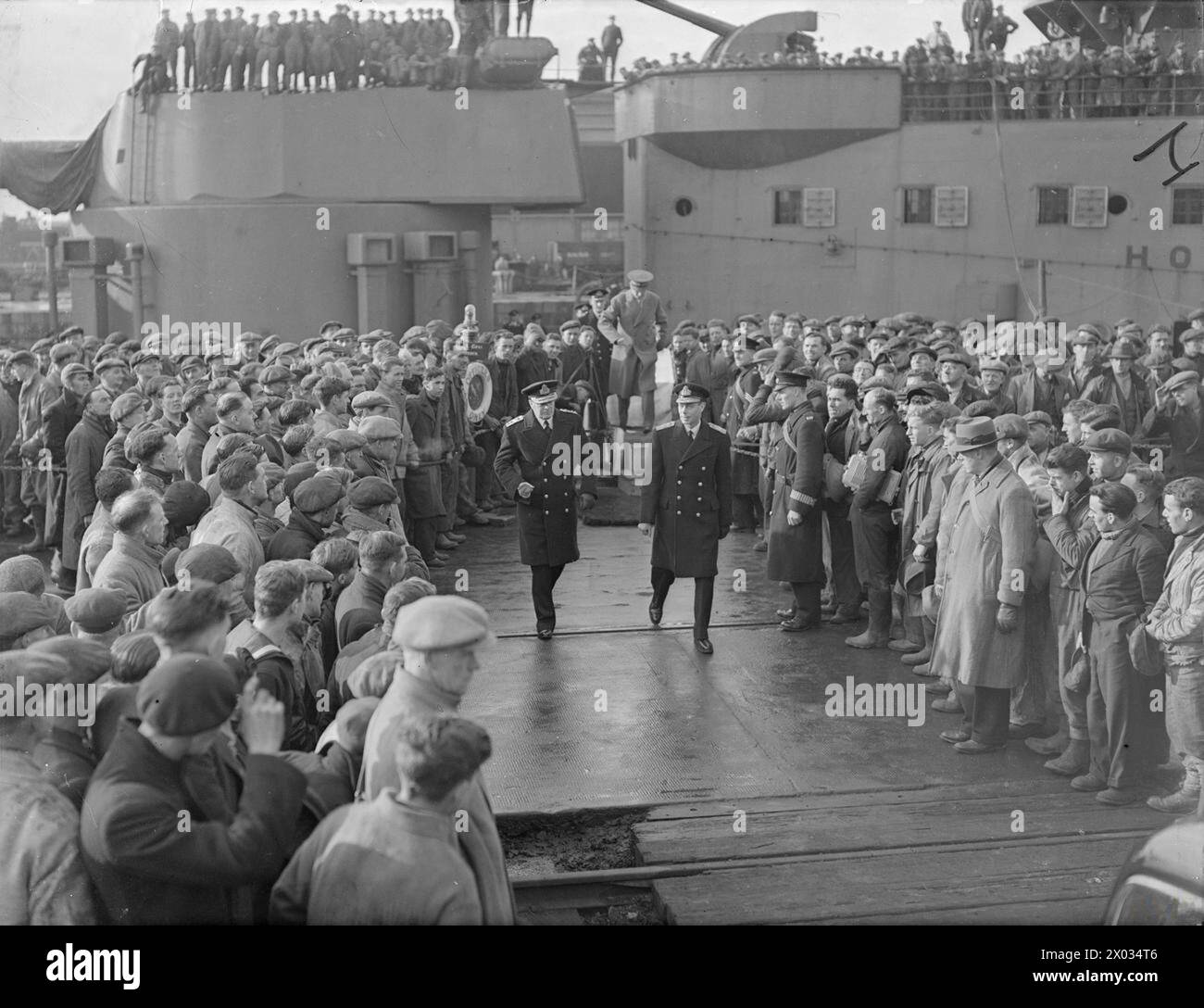 On 5 March 1941, His Majesty the King visited Rosyth Dockyard and ...