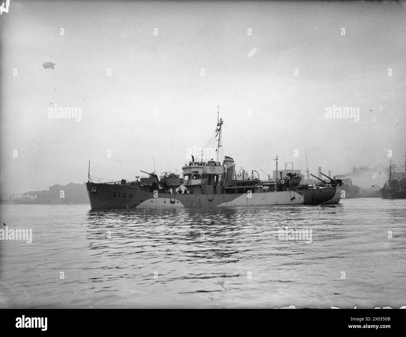 HMT Staffa, an anti-submarine trawler, was refitted and equipped for ...