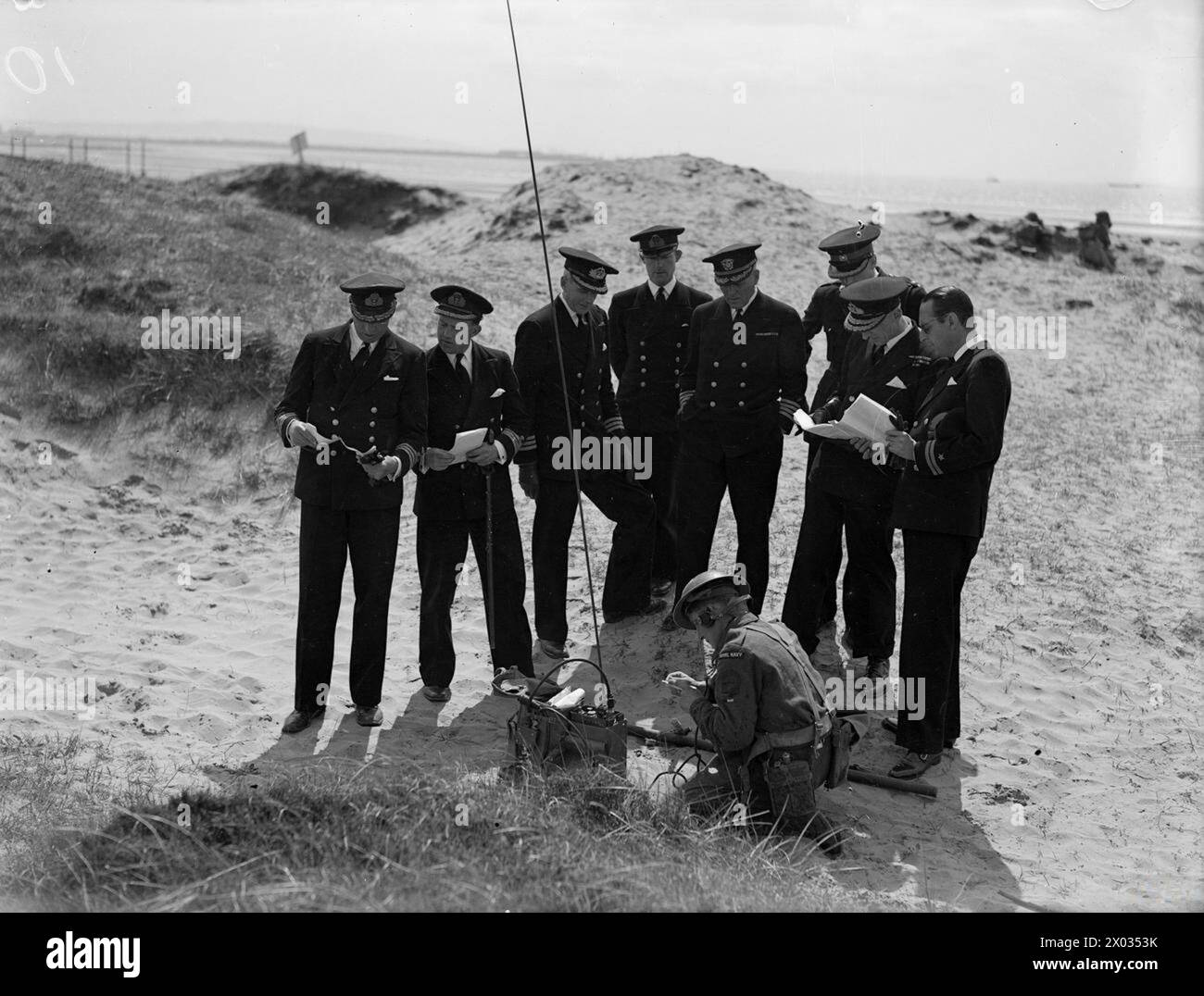 On 28 May 1943, Rear Admiral C S Holland inspected a wireless landing ...