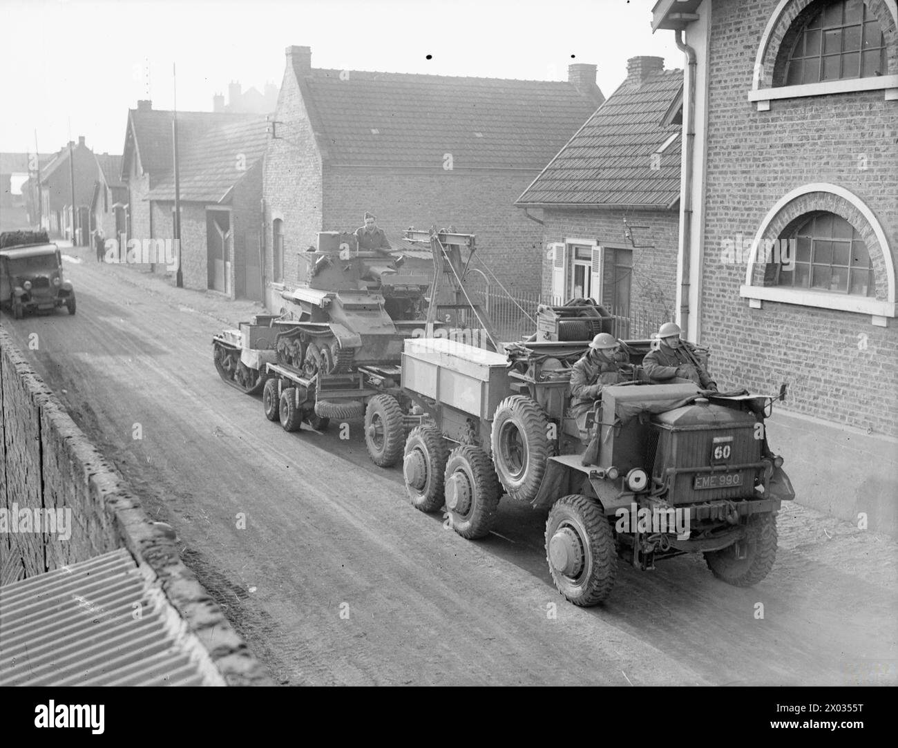 THE BRITISH ARMY IN FRANCE 1939-40 - Light Tank Mk VI on board a ...
