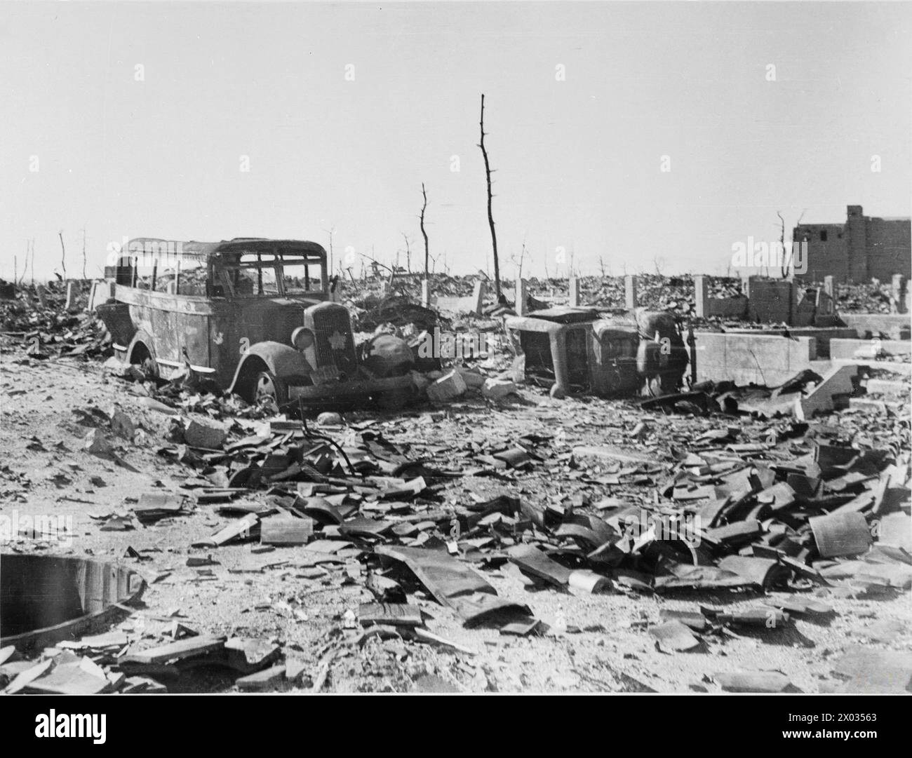 THE AFTERMATH OF THE ATOMIC BOMB: JAPAN, 1945 - The burnt-out shells of ...