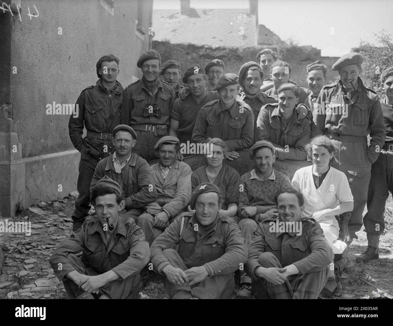 NORMANDY: IN FRONT OF THE NAVY'S BIG GUNS, FOB'S IN ACTION. 21 AND 22 ...