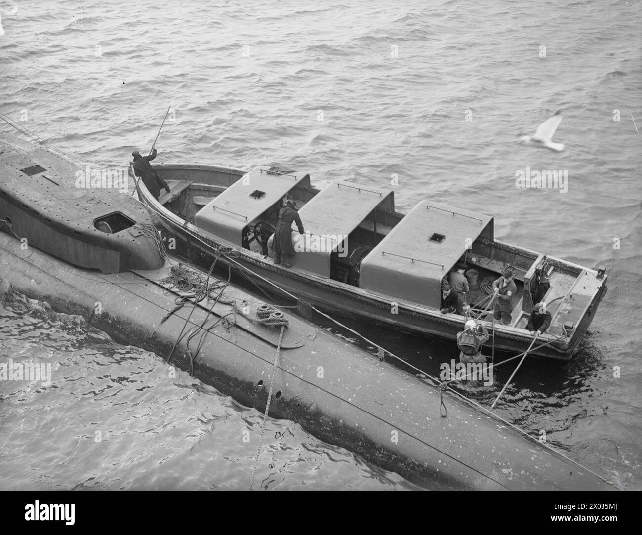WITH THE ROYAL NAVAL SUBMARINERS AT HMS FORTH, THE SUBMARINE DEPOT SHIP ...