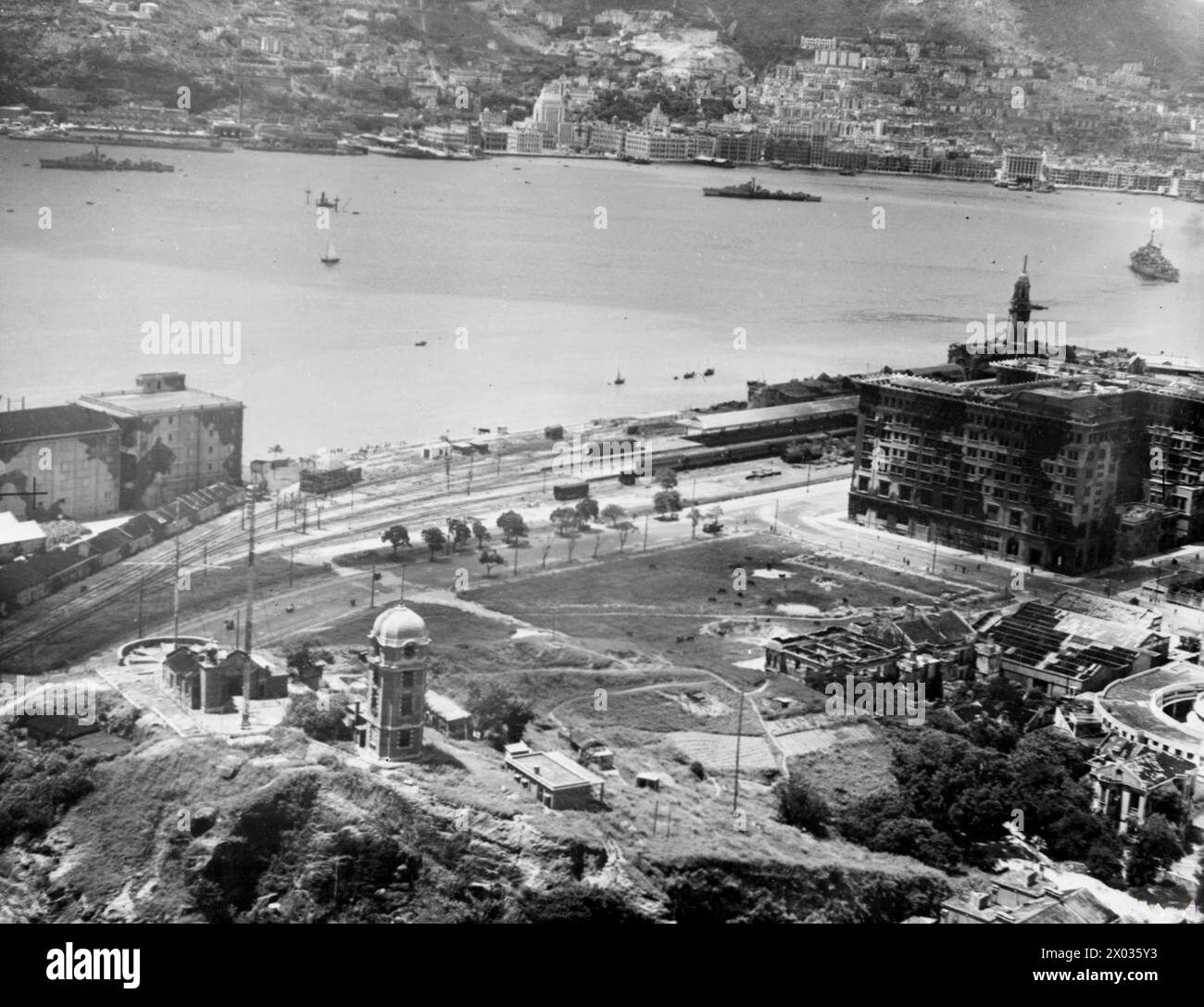 LIBERATION OF HONG KONG. 30 AUGUST 1945, AND AFTER. SCENES AFTER THE RE ...