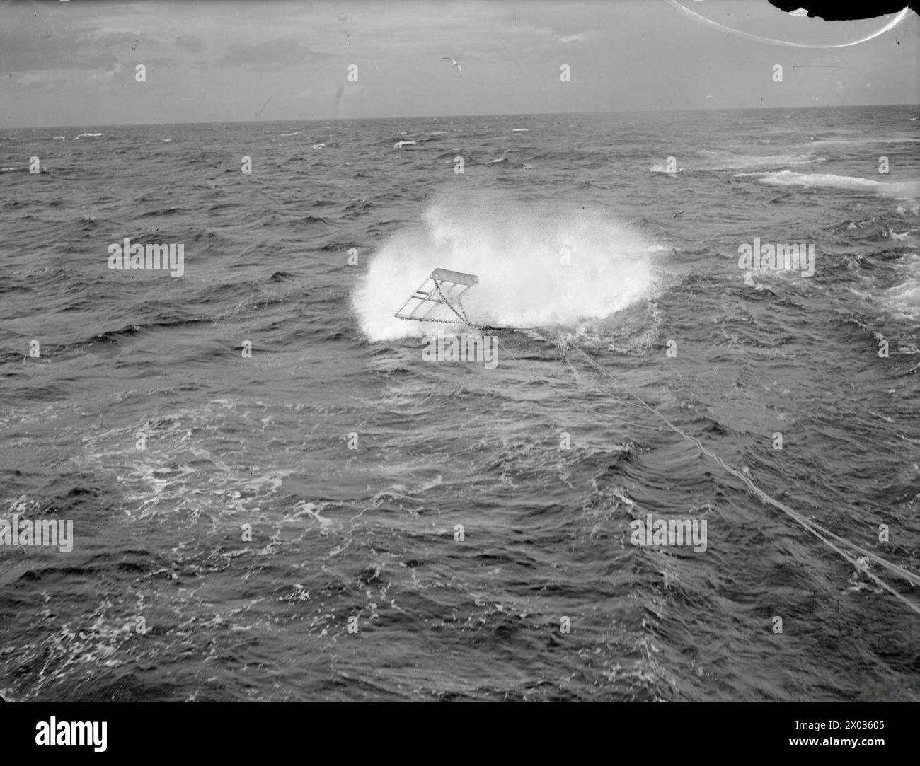 In July 1945, a British Algerine-class minesweeper operated with a ...