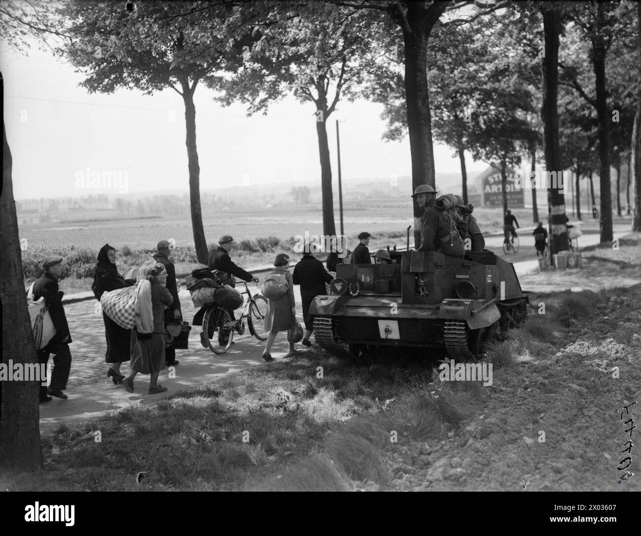 In May 1940, British Expeditionary Force troops advanced into Belgium ...