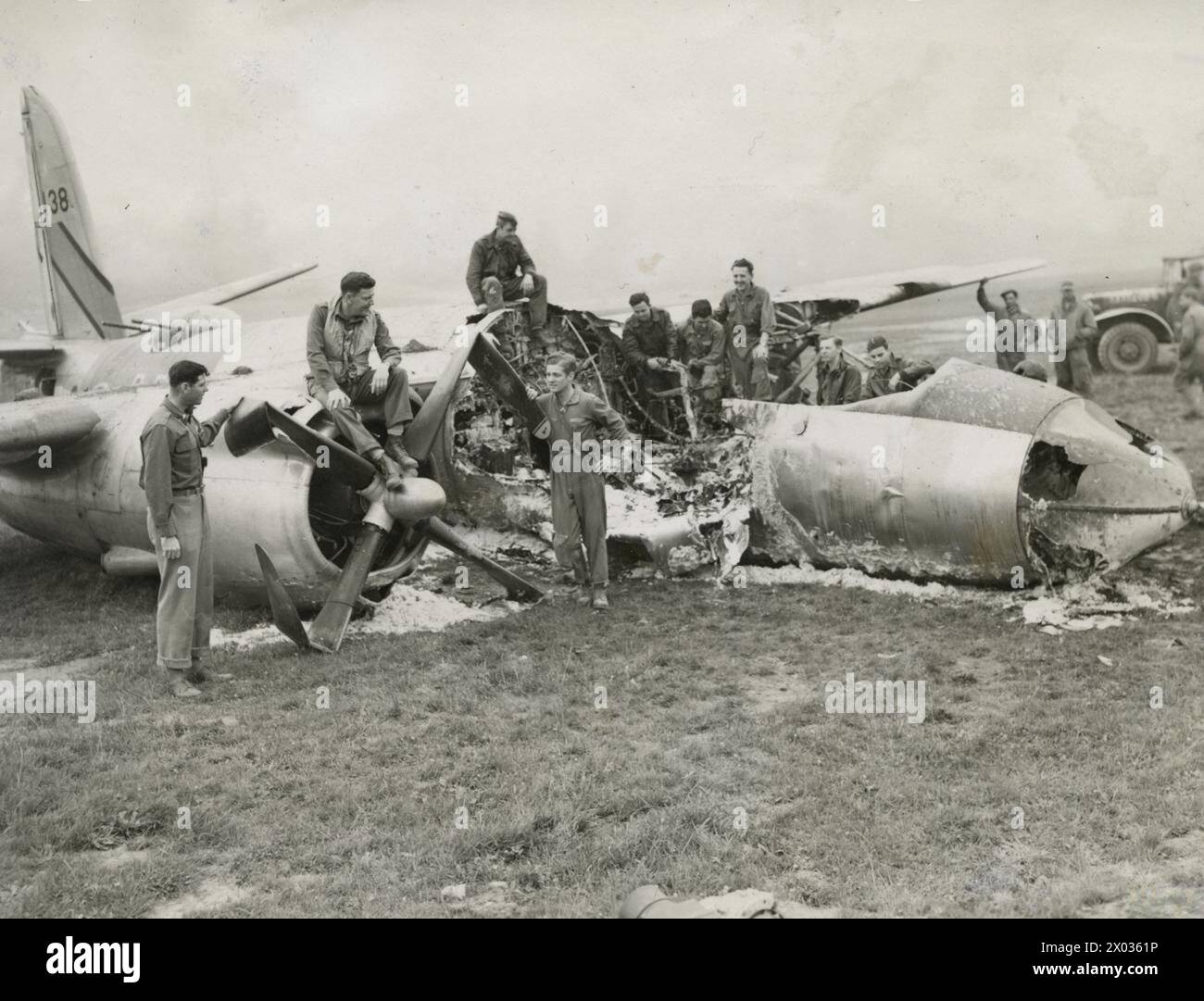 In 1944, a B-26 Marauder bomber of the 397th Bomb Group, nicknamed 'By ...