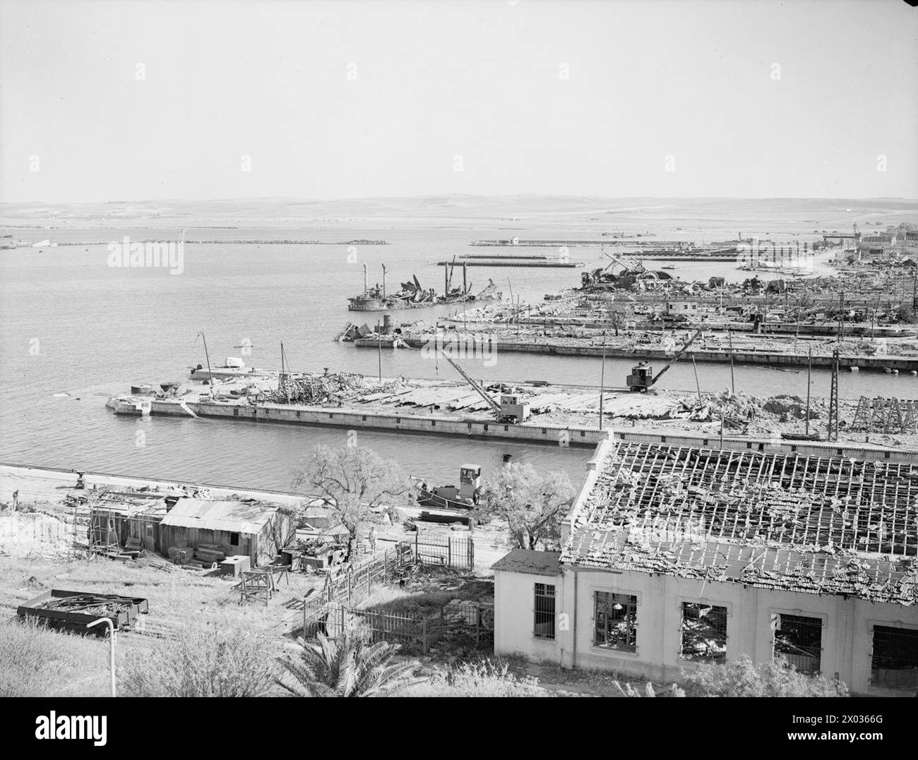 HOW THE ALLIED AIR FORCES STRAFED FERRYVILLE. 13 MAY 1943, FERRYVILLE ...