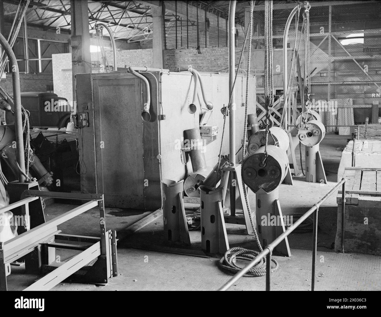 REPRODUCTION OF DEPTH CHARGE EQUIPMENT, OF A DESTROYER, CORVETTE OR ...