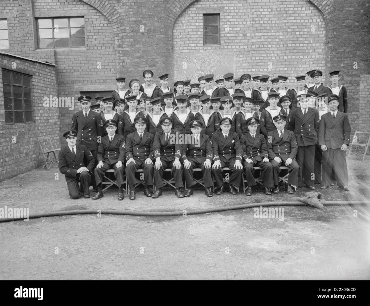 MEN OF THE LADY MADELEINE. 31 MAY 1945, WALLESEY DOCKS, LIVERPOOL. THE ...