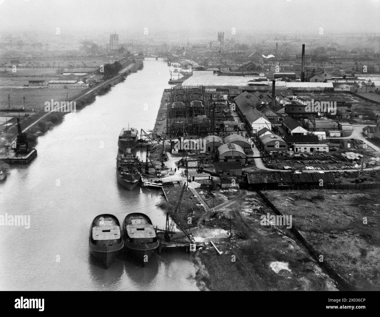 TUGS UNDER CONSTRUCTION. 14 MARCH 1945, COCHRANE AND SONS LTD'S OUSE ...