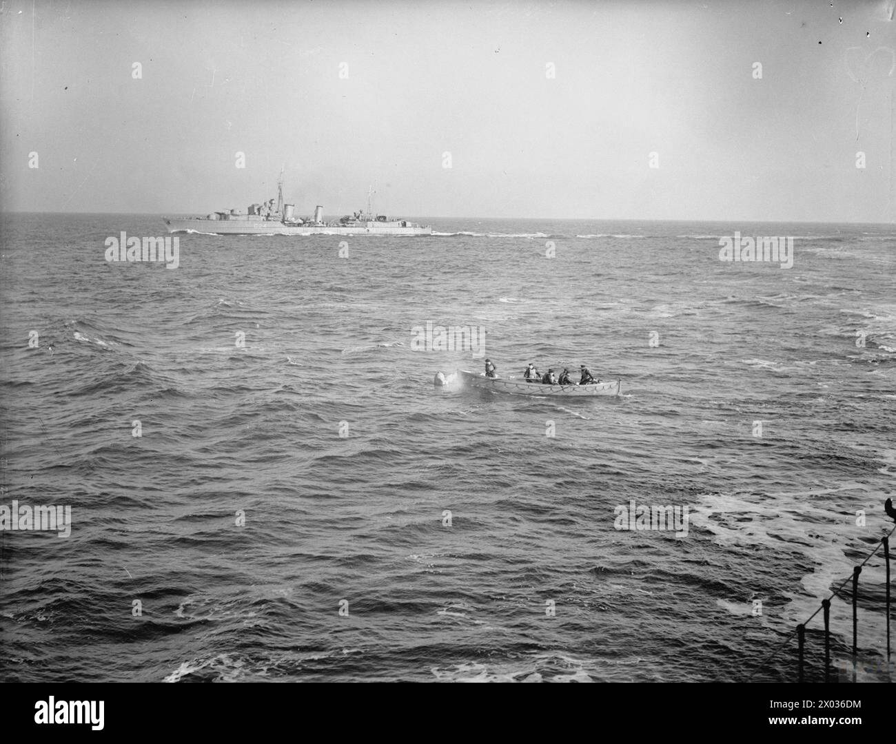 ON BOARD THE DESTROYER HMS COSSACK DURING TORPEDO AND ANTI-SUBMARINE ...