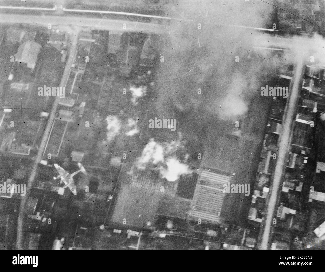 ROYAL AIR FORCE BOMBER COMMAND, 1942-1945. - Vertical aerial photograph ...
