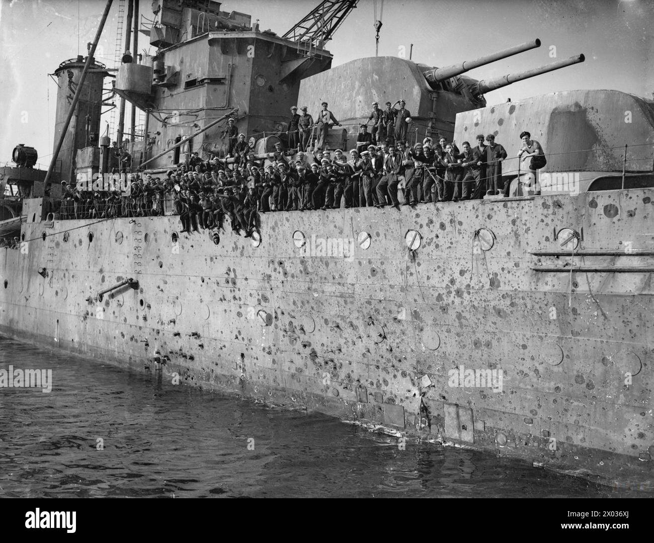 BRITISH WARSHIPS OF THE SECOND WORLD WAR - A view of HMS PENELOPE's ...
