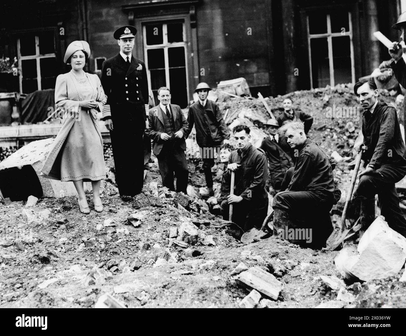 During the London Blitz in 1940, King George VI and Queen Elizabeth ...