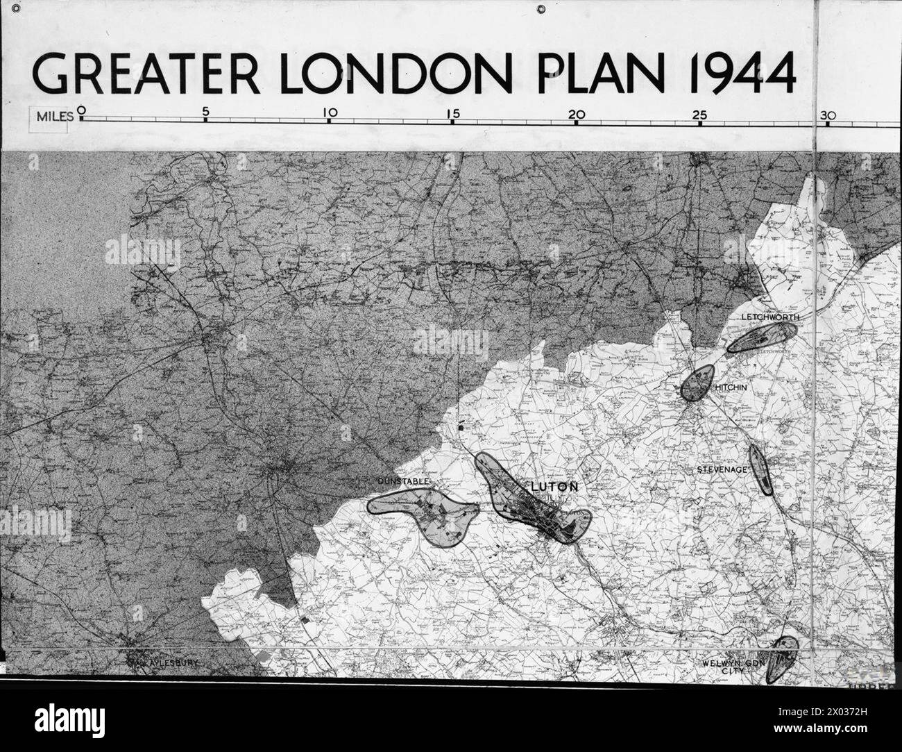 Map of london 1944 hi-res stock photography and images - Alamy