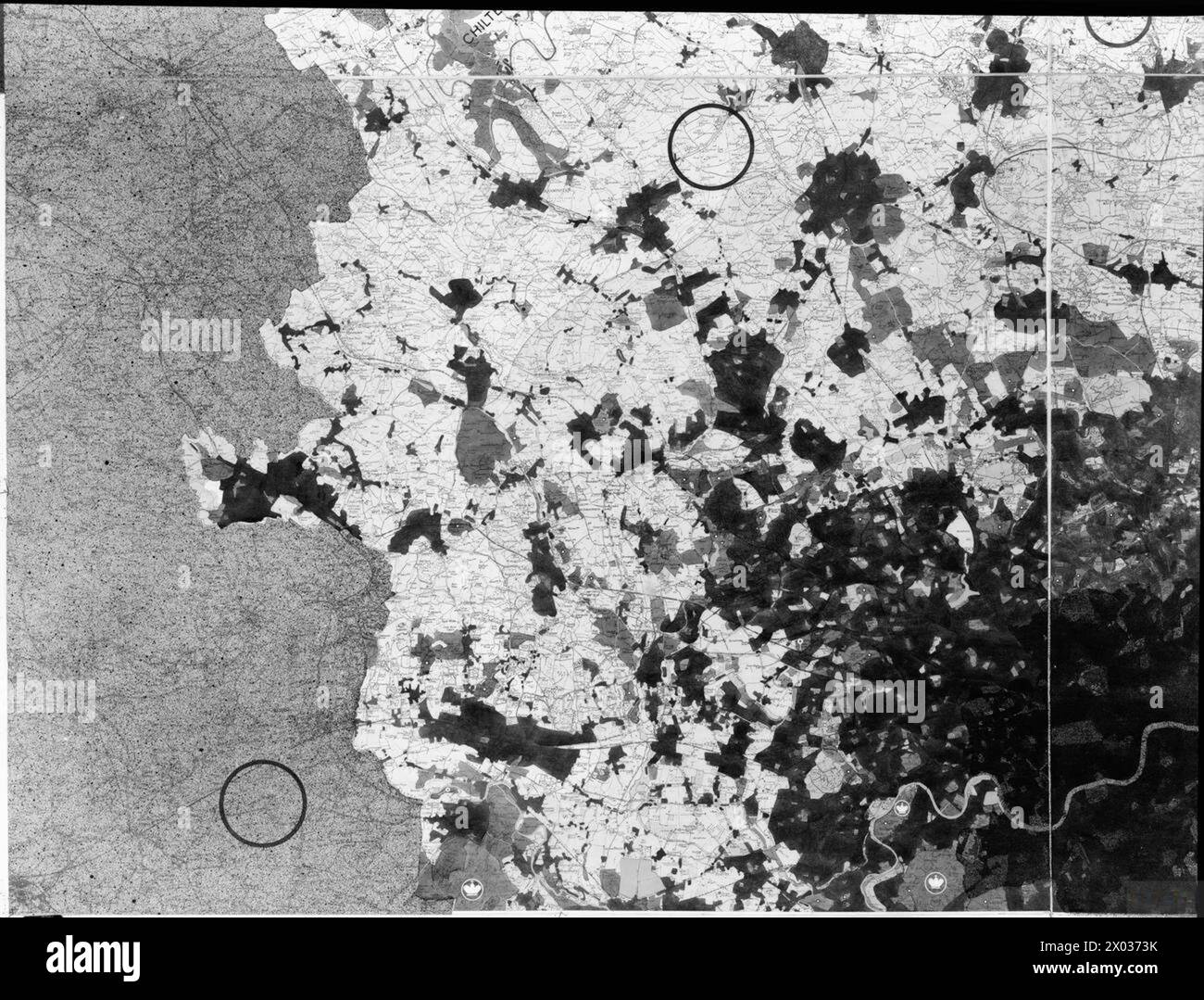 Map of london 1944 hi-res stock photography and images - Alamy